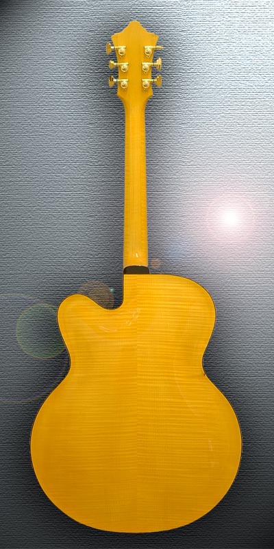Grellier guitars - Yellow archtop