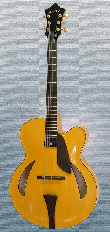 Grellier guitars - Yellow archtop